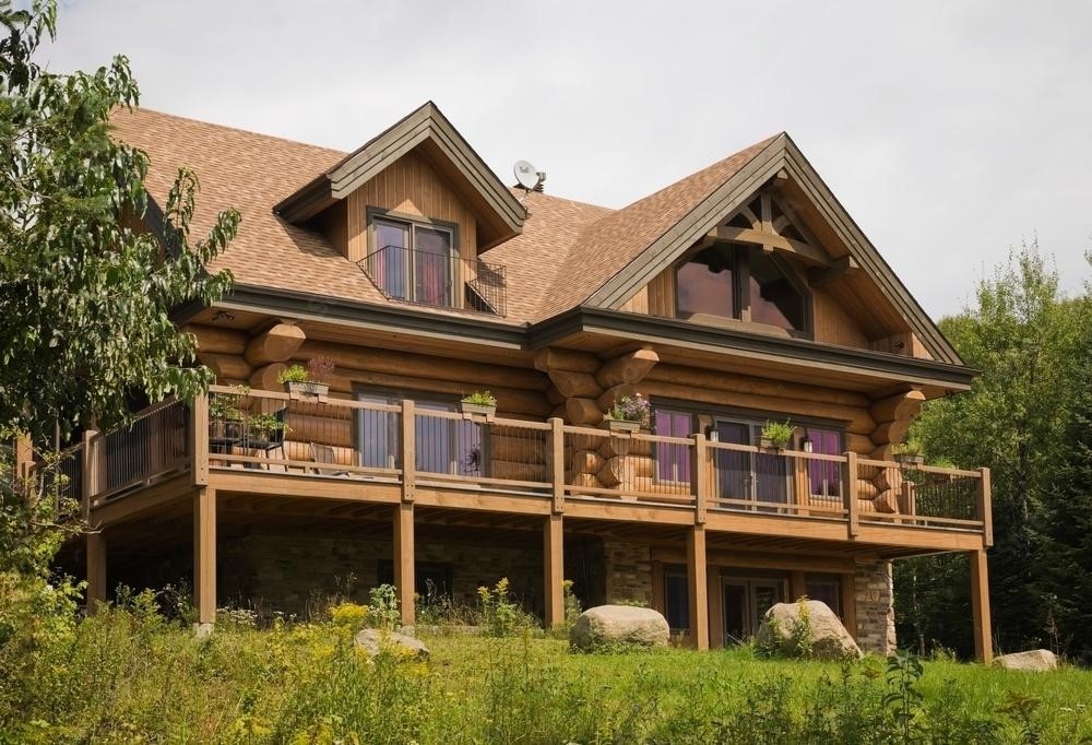 Knotty Pine Paneling | Log Home Stain | Log Siding | The Log Home ...