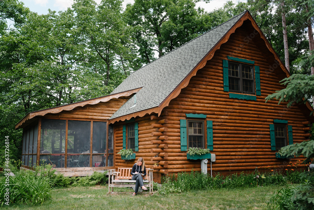 Best Log Homes The Country's Best Log Cabin Includes An At Home