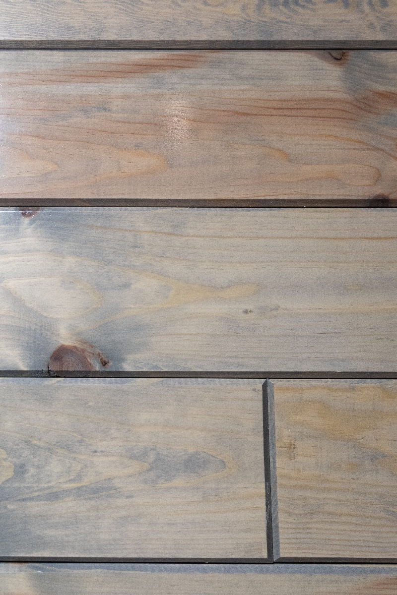 Knotty Pine Prefinished Paneling with Stain | White Washed Tongue and ...