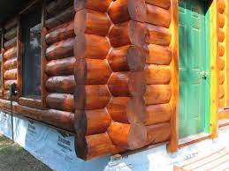 Wood Log Siding Is An Economical Alternative to Full Logs. | The Log ...